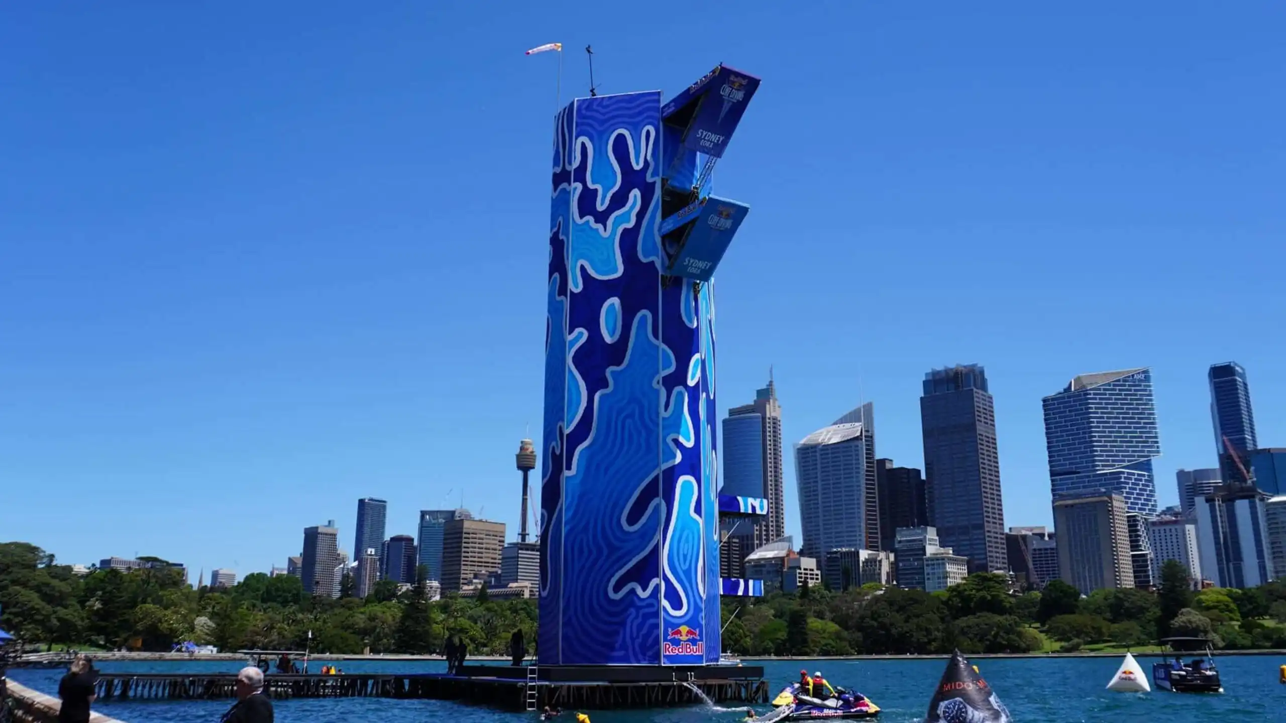 Epic Signage for the Red Bull Cliff Diving World Final 2024 | Mesh Direct